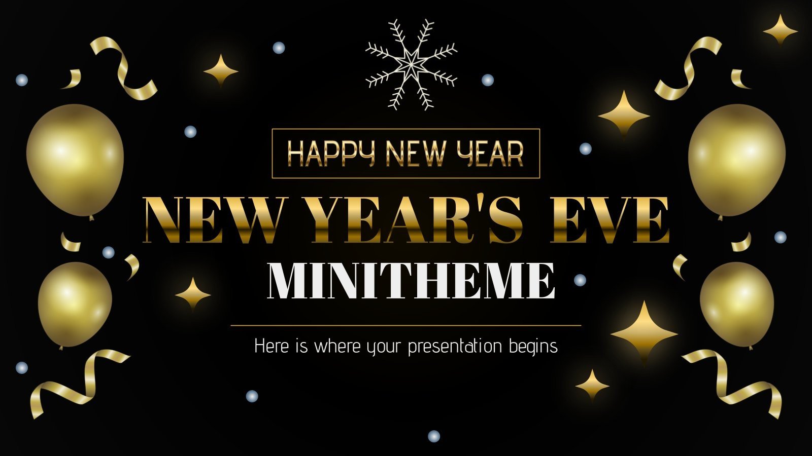 New Year's Eve Minitheme | Google Slides & PowerPoint