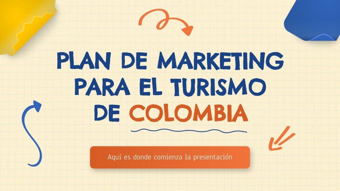 Colombia Tourism MK Plan | Google Slides & PowerPoint