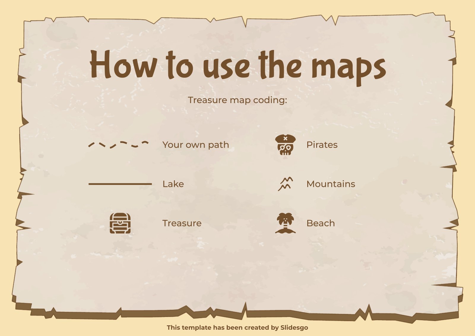 Draw your Treasure Map for Elementary | Google Slides & PPT