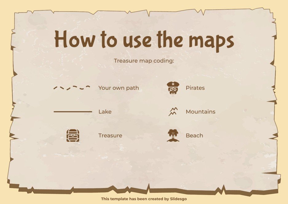 Draw your Treasure Map for Elementary | Google Slides & PPT