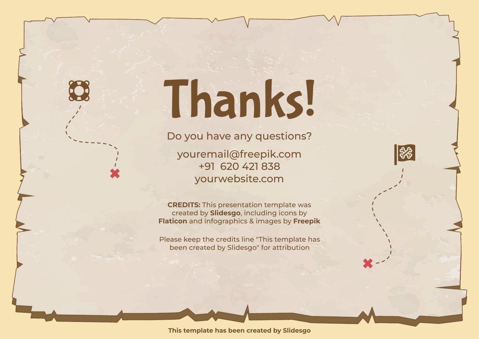 Draw your Treasure Map for Elementary | Google Slides & PPT