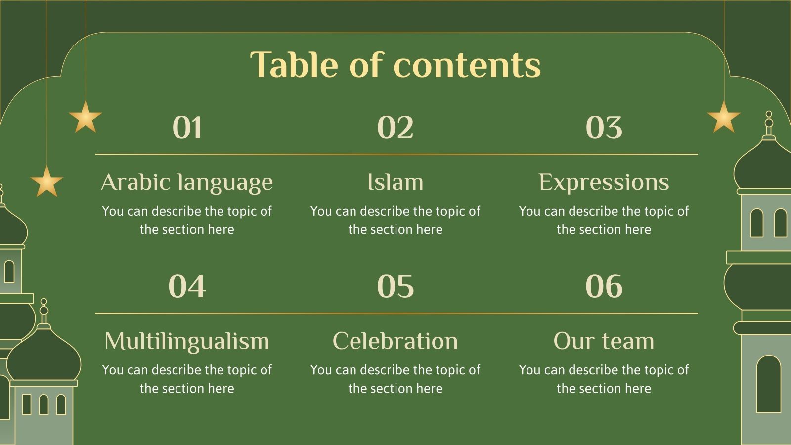 Dia da Língua Árabe | Google Slides e PowerPoint
