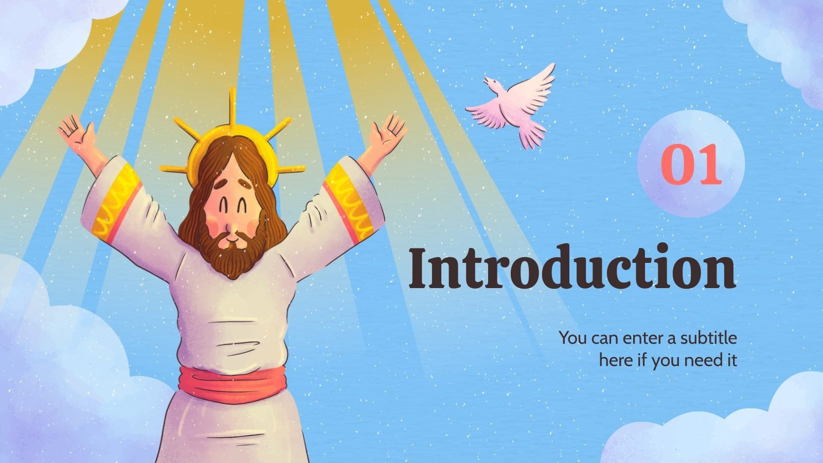 Jesus Christ Elementary Minitheme | Google Slides & PPT