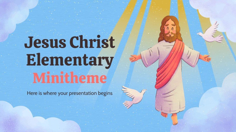 Plantillas gratis de Google Slides y PowerPoint sobre Jesús