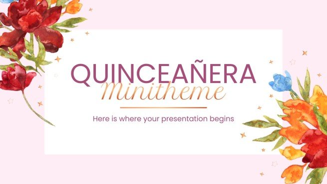 Quinceañera Minitheme | Google Slides & PowerPoint