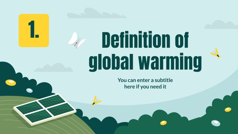 Causes of Global Warming Lesson | Google Slides & PPT