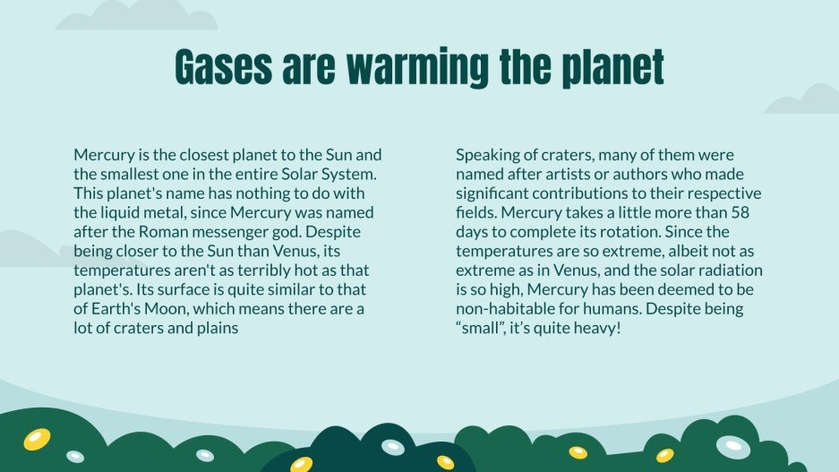 Causes of Global Warming Lesson | Google Slides & PPT
