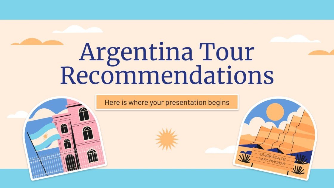 Argentina Tour Recommendations | Google Slides & PowerPoint