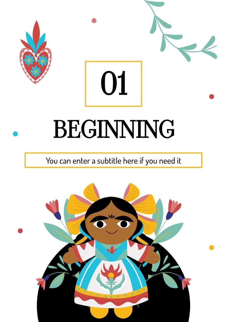 The artist Frida Kahlo Storybook | Google Slides & PPT