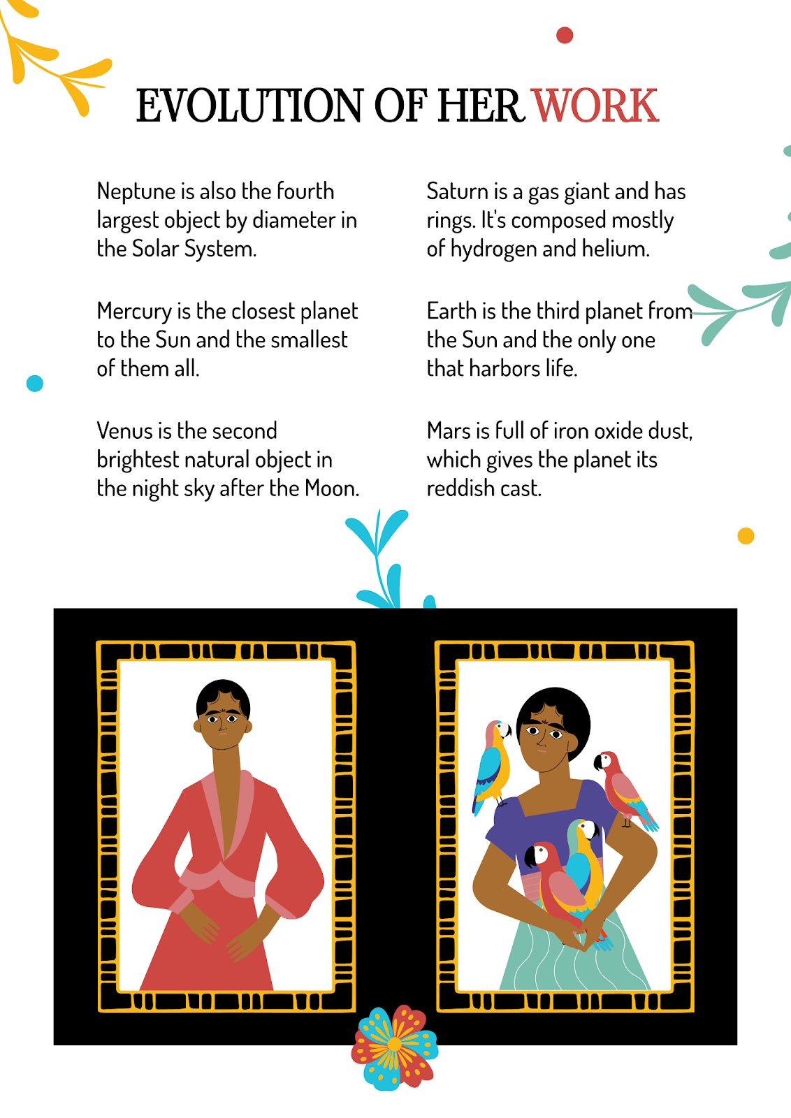 The artist Frida Kahlo Storybook | Google Slides & PPT