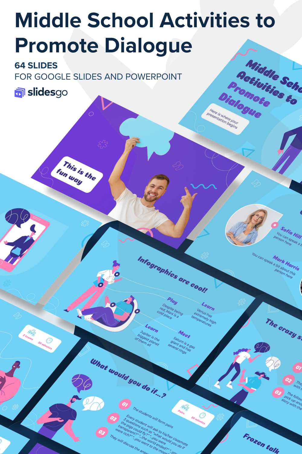 Middle School Activities to Promote Dialogue | Google Slides