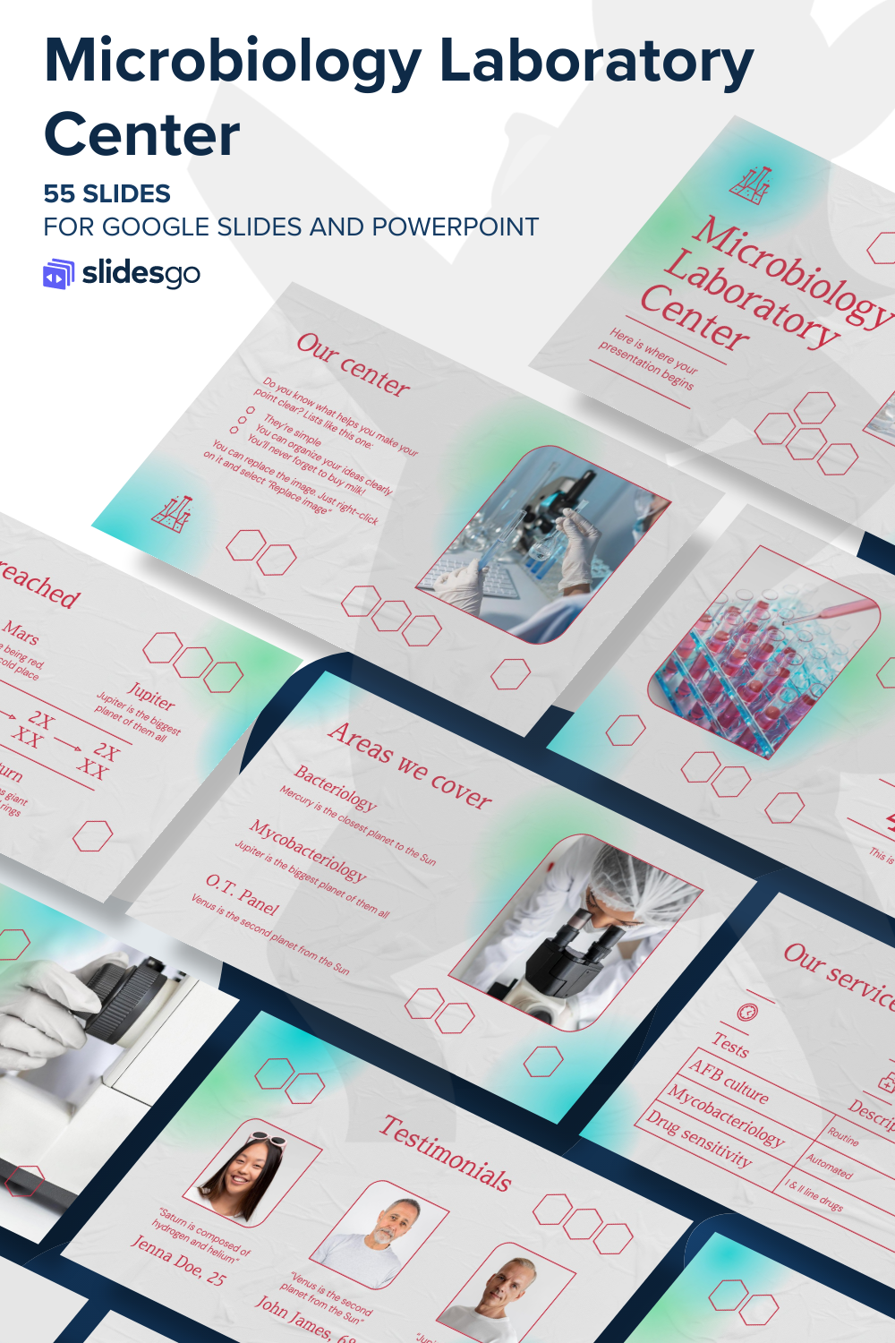 Microbiology Laboratory Center | Google Slides & PowerPoint