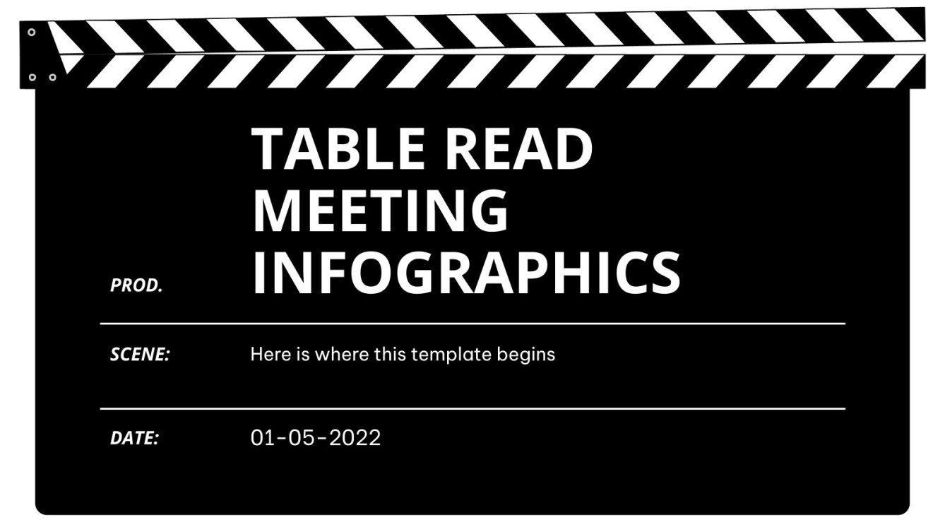 Table Read Meeting Infographics | Google Slides y PowerPoint