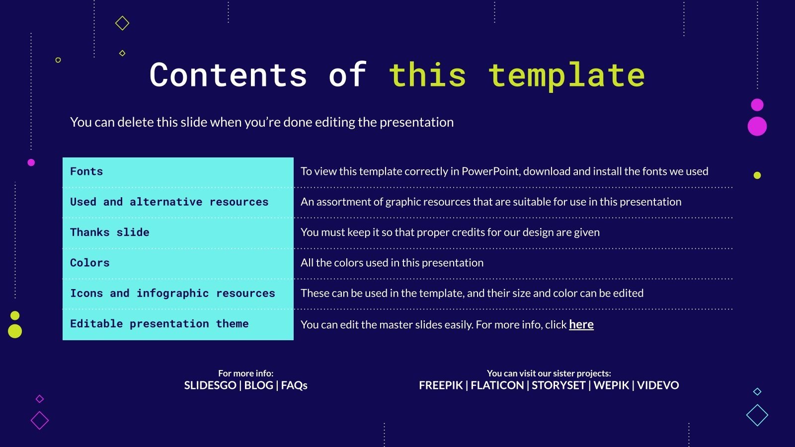 Geometric & Futuristic Style Computer Theme for College