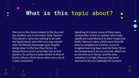 Geometric & Futuristic Style Computer Theme for College