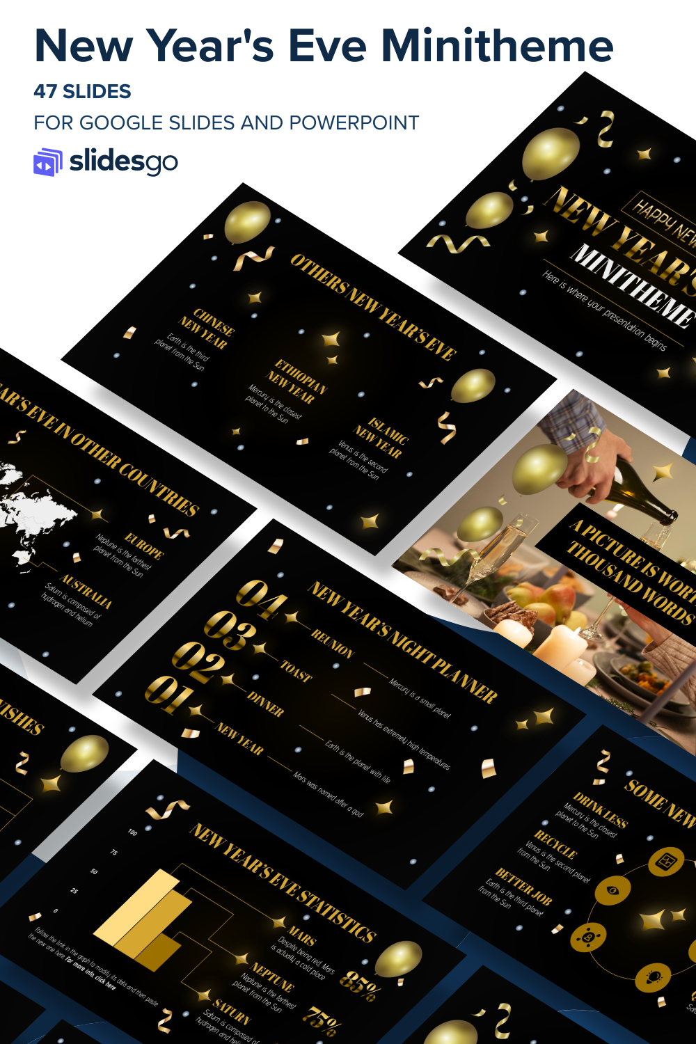 New Year's Eve Minitheme | Google Slides & PowerPoint