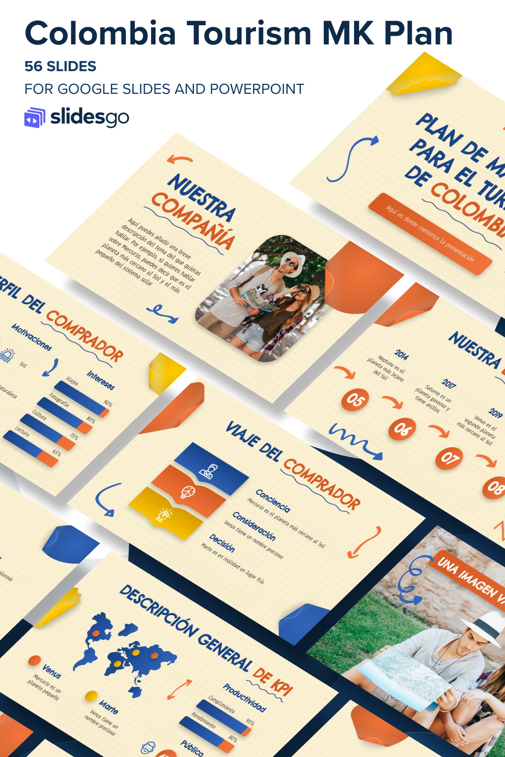 Colombia Tourism MK Plan | Google Slides & PowerPoint