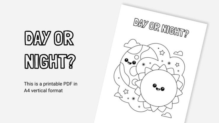 Fichas para colorear con cosas bonitas en formato PDF