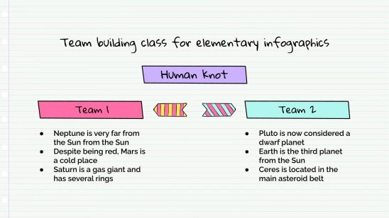 Team Building Class for Elementary Infographics