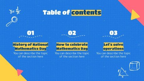 Enjoy Mathematics Day at School! | Google Slides & PPT