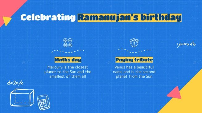 Enjoy Mathematics Day at School! | Google Slides & PPT