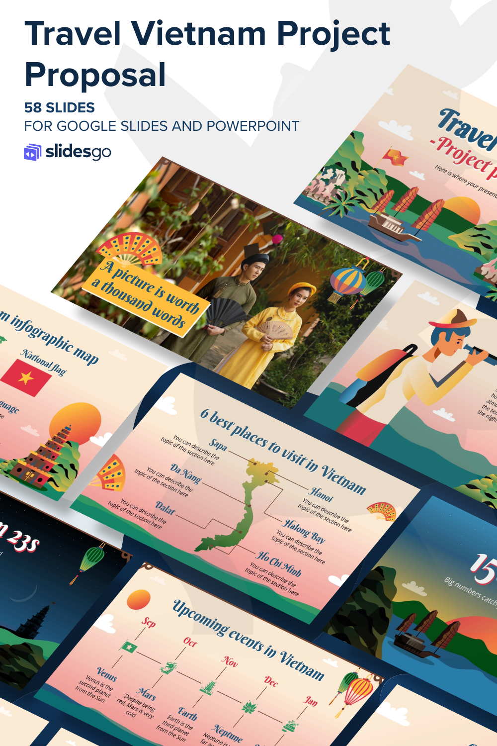 Travel Vietnam Project Proposal | Google Slides