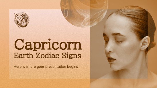 Free Google Slides & PowerPoint templates on horoscopes