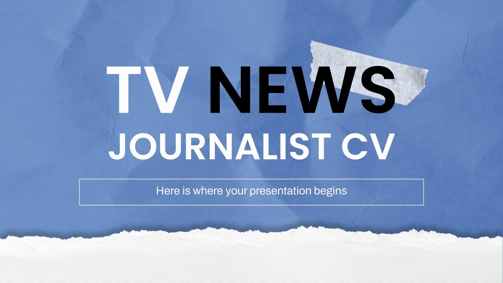 Free Google Slides and PowerPoint Templates on News