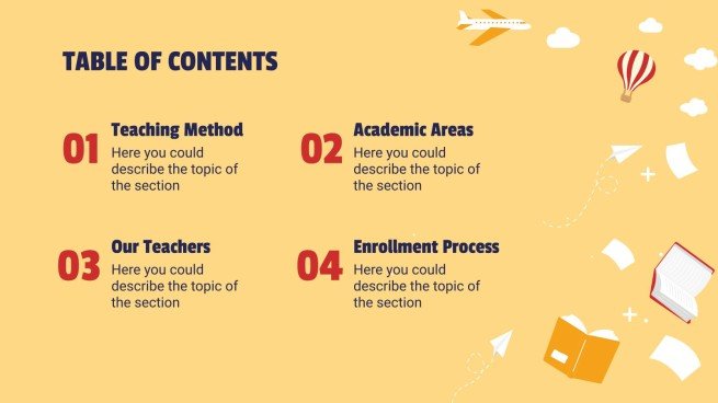 Library Center Google Slides theme & PowerPoint template