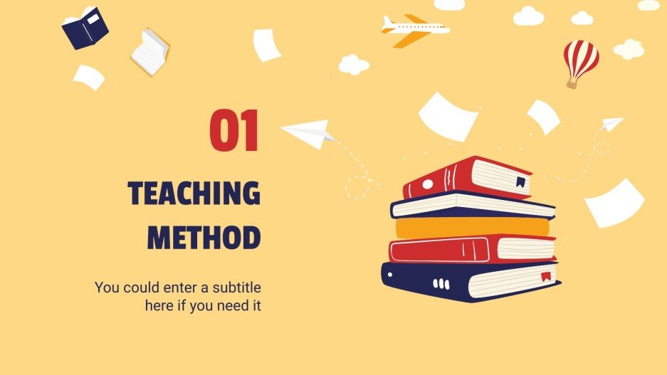 Library Center Google Slides theme & PowerPoint template