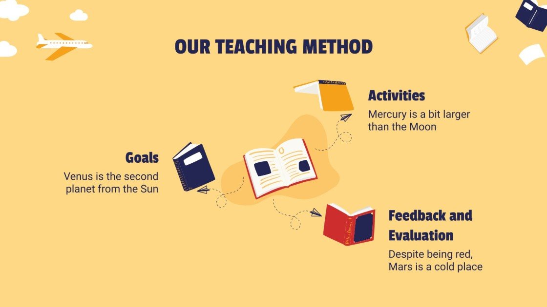 Library Center Google Slides theme & PowerPoint template