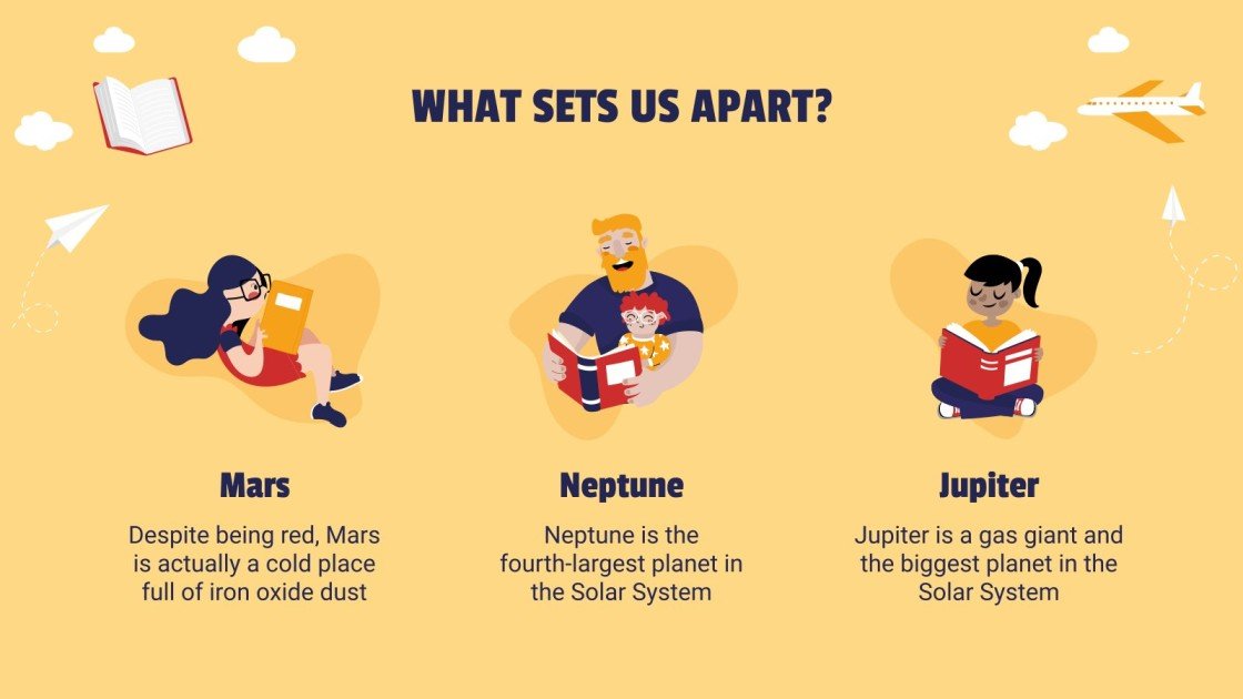 Library Center Google Slides theme & PowerPoint template