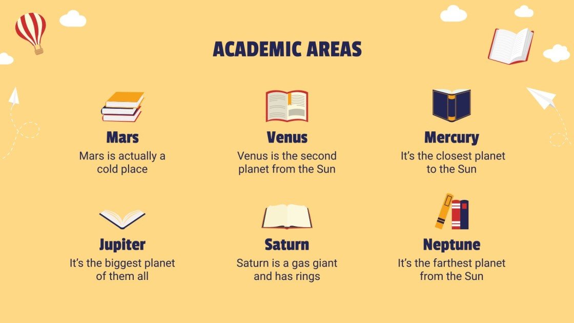 Library Center Google Slides theme & PowerPoint template