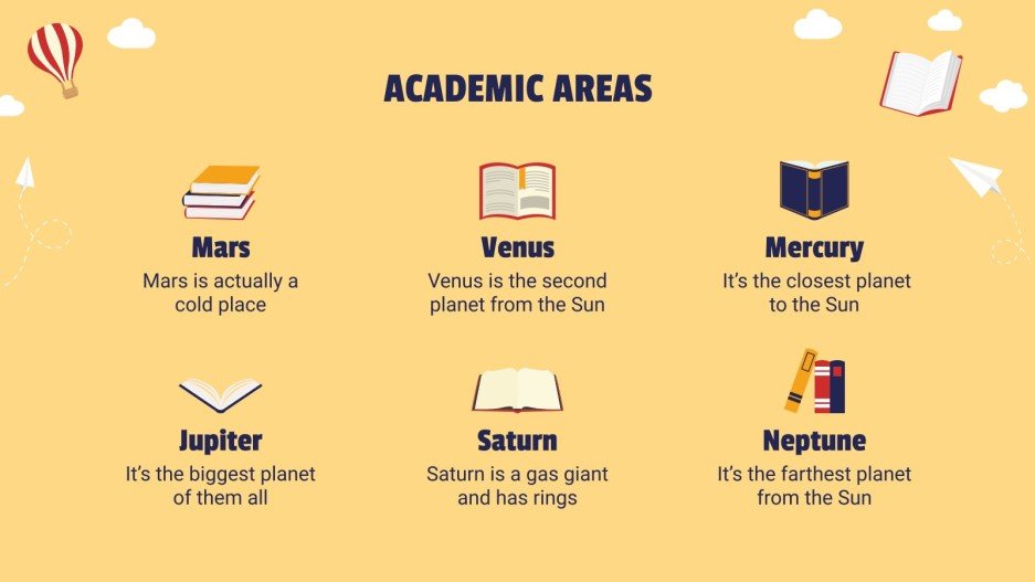 Library Center Google Slides theme & PowerPoint template