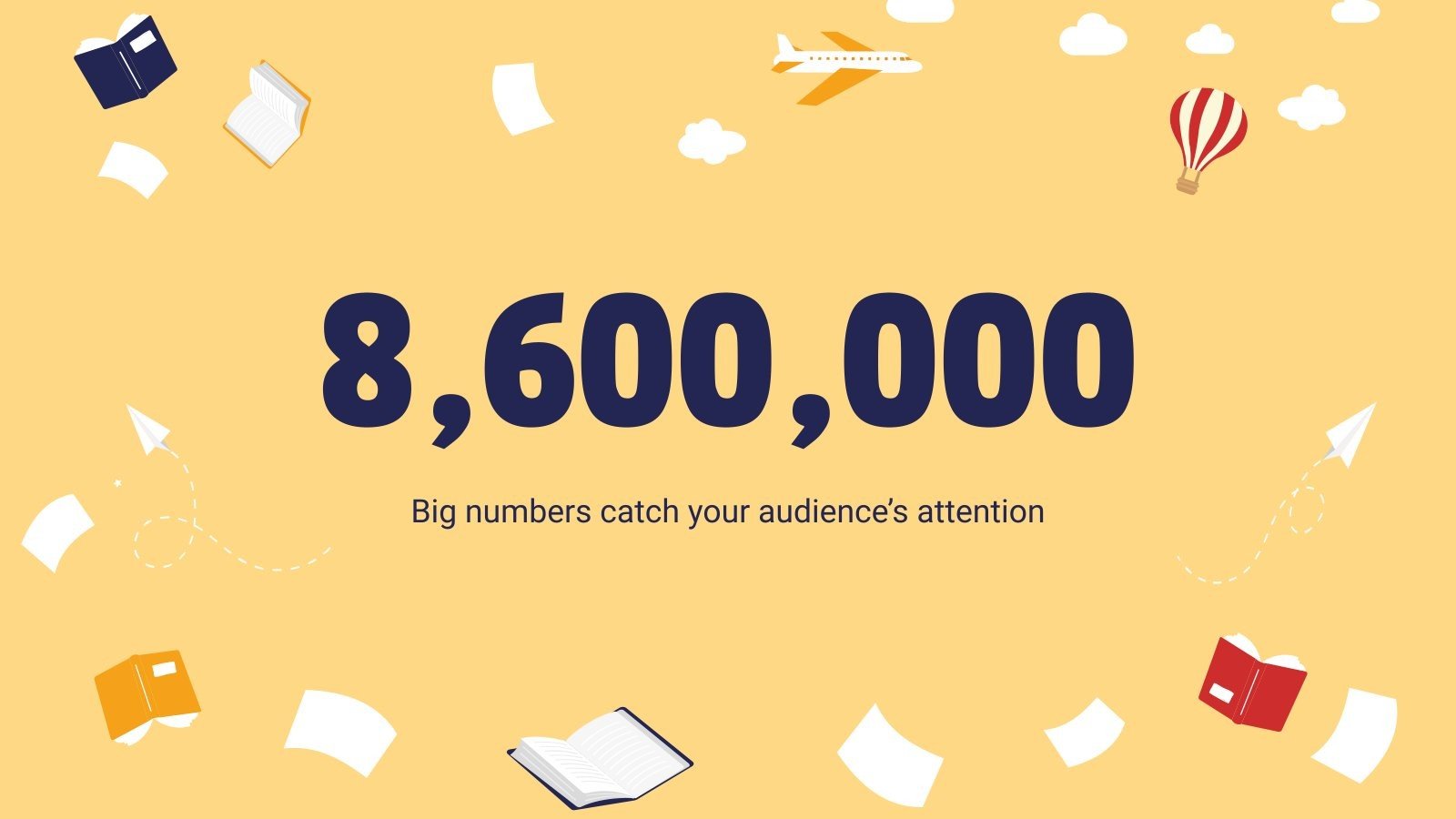 Library Center Google Slides theme & PowerPoint template