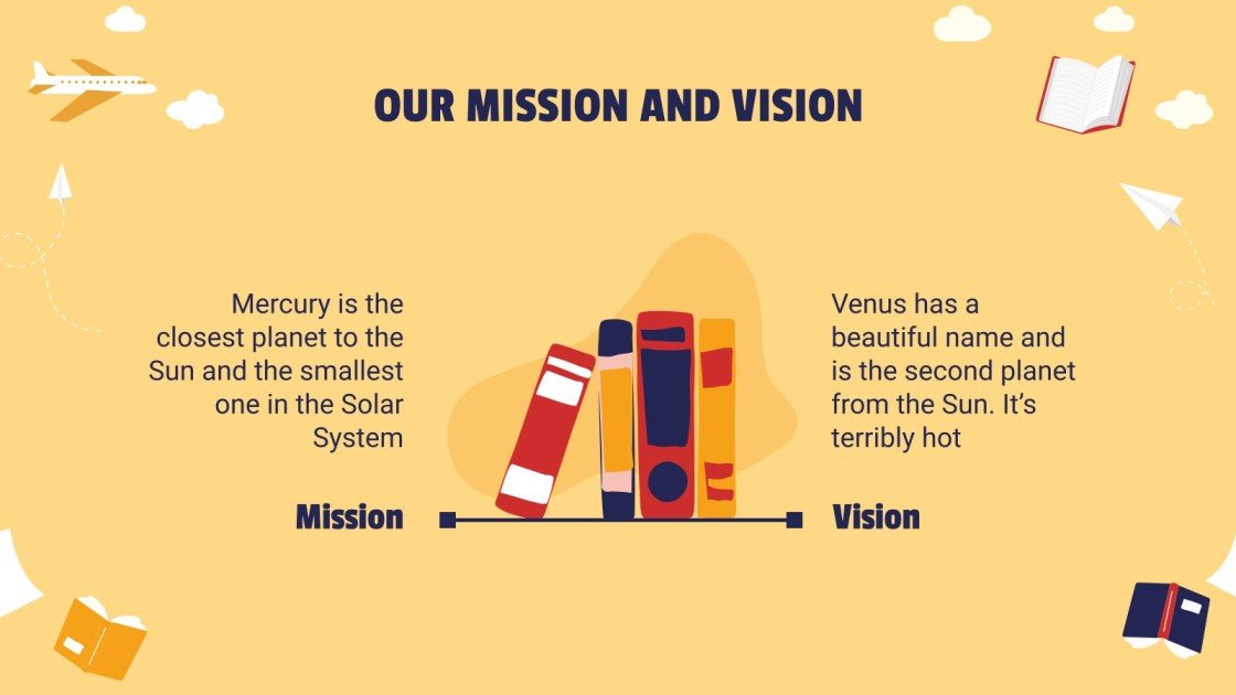 Library Center Google Slides theme & PowerPoint template