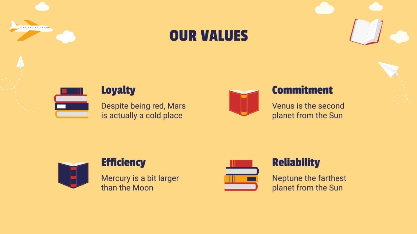 Library Center Google Slides theme & PowerPoint template