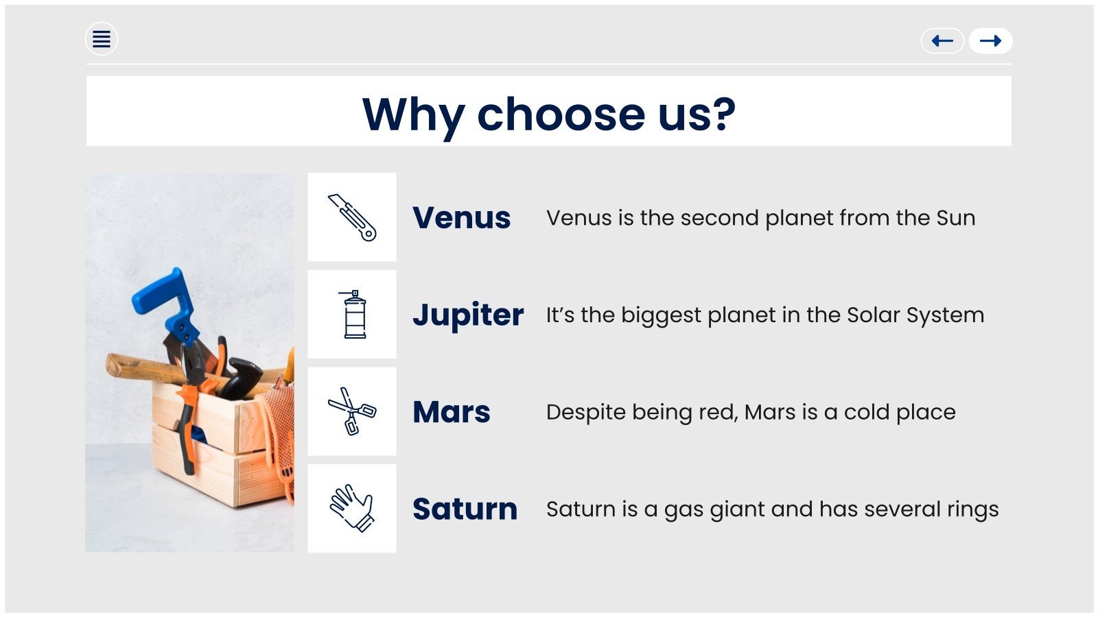 Hardware Store Catalog | Google Slides & PowerPoint