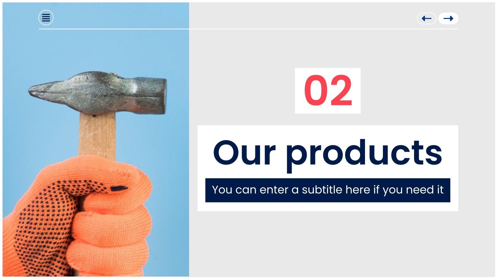 Hardware Store Catalog | Google Slides & PowerPoint