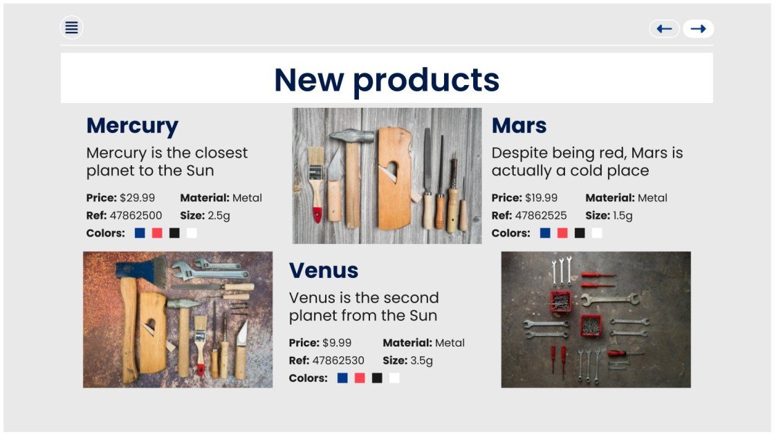 Hardware Store Catalog | Google Slides & PowerPoint