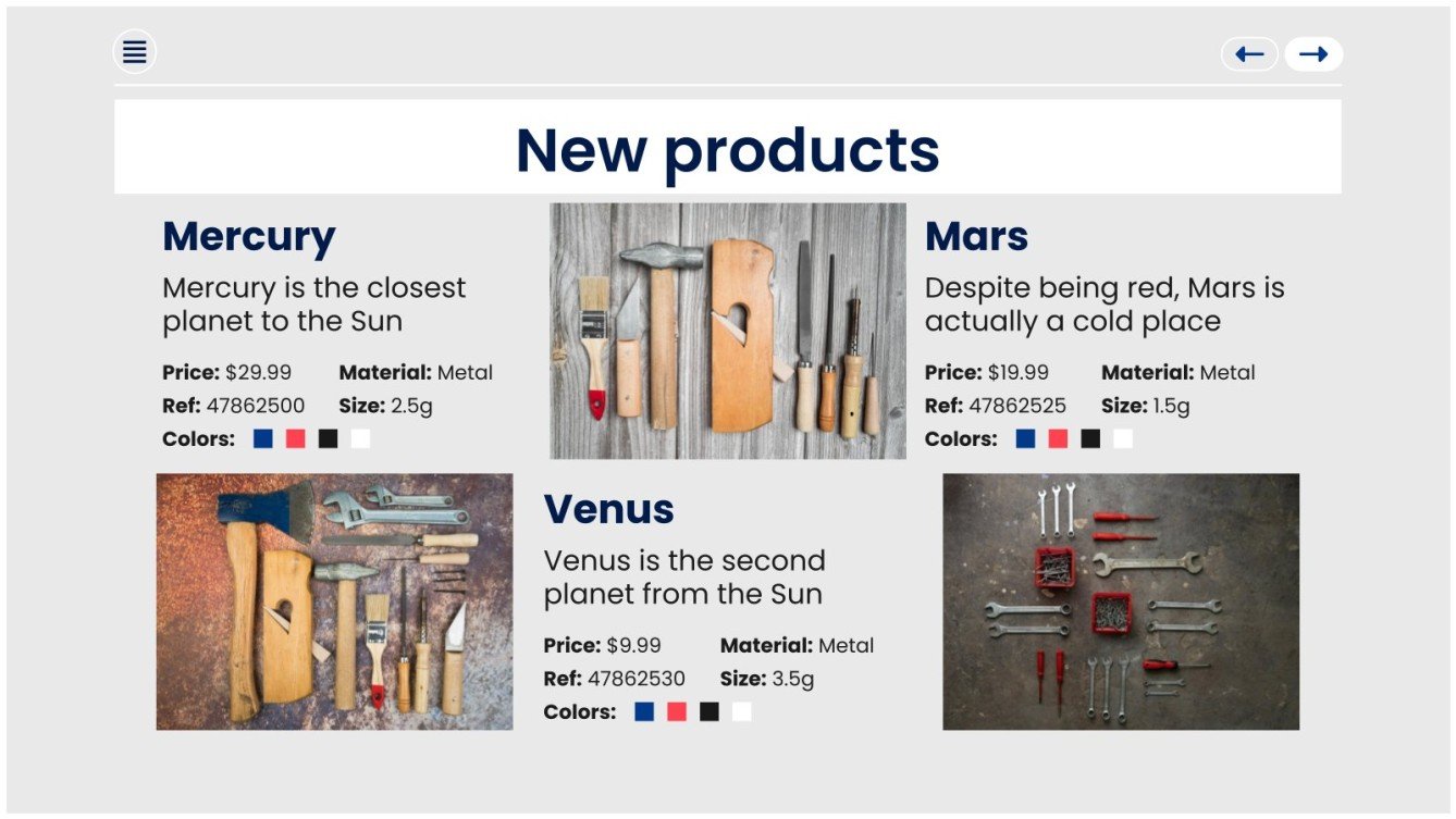 Hardware Store Catalog | Google Slides & PowerPoint
