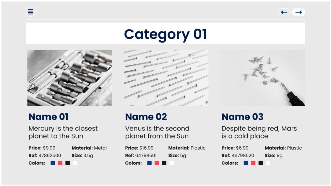 Hardware Store Catalog | Google Slides & PowerPoint