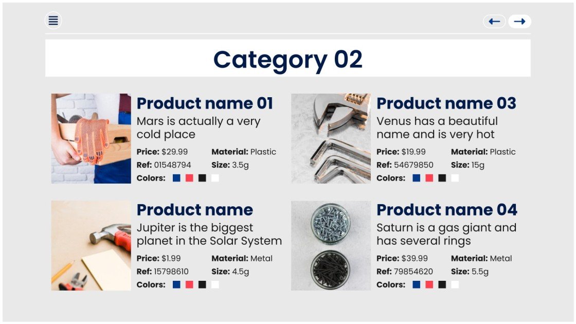 Hardware Store Catalog | Google Slides & PowerPoint