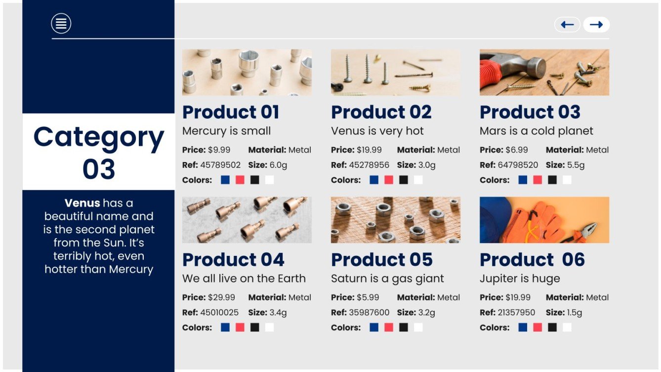 Hardware Store Catalog | Google Slides & PowerPoint