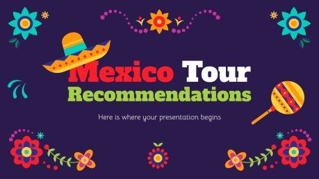 Free templates about Mexico for Google Slides and PowerPoint