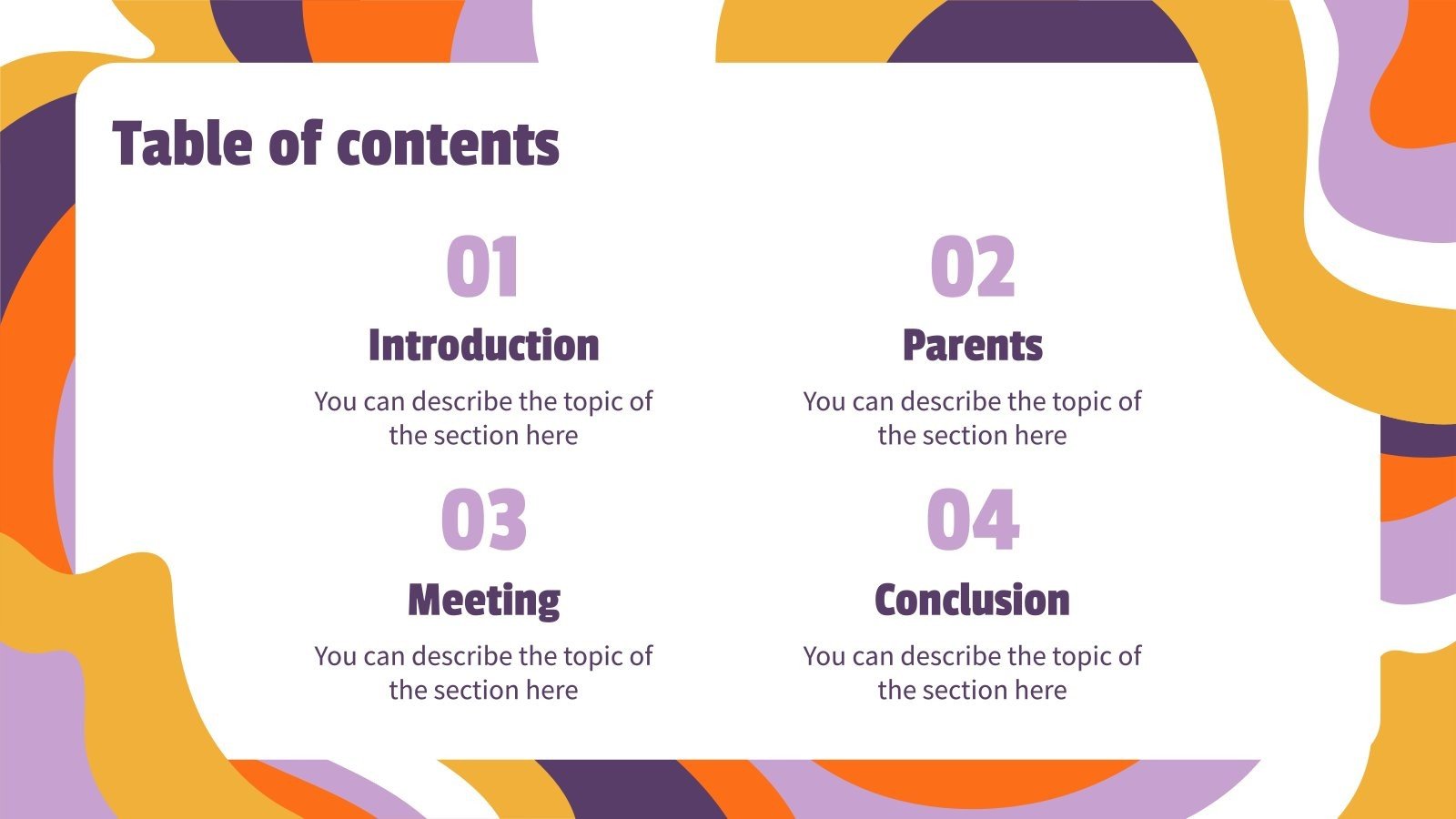 Parents' Meeting | Google Slides & PowerPoint template