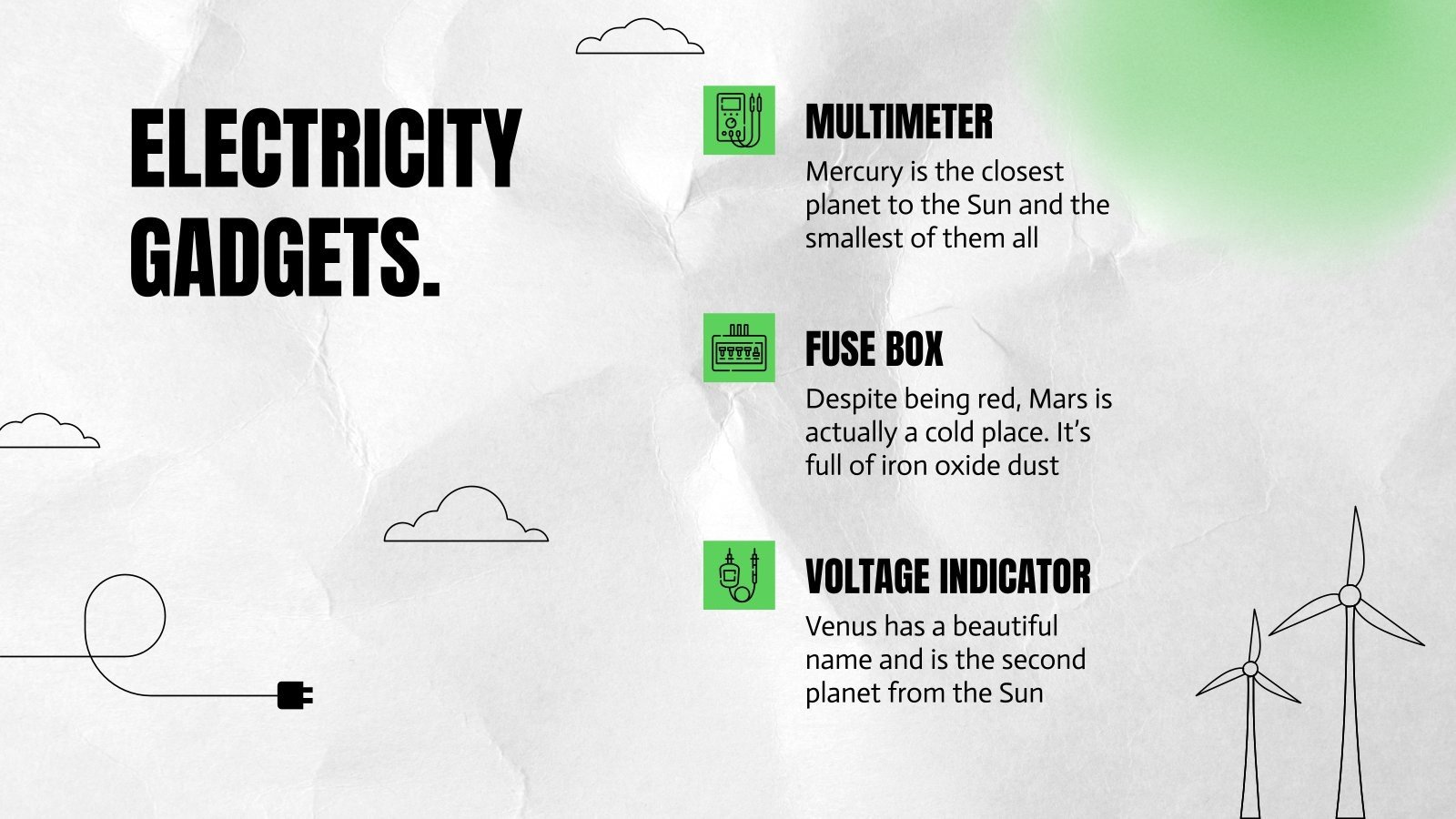 Science Middle School: Electricity | Google Slides & PPT