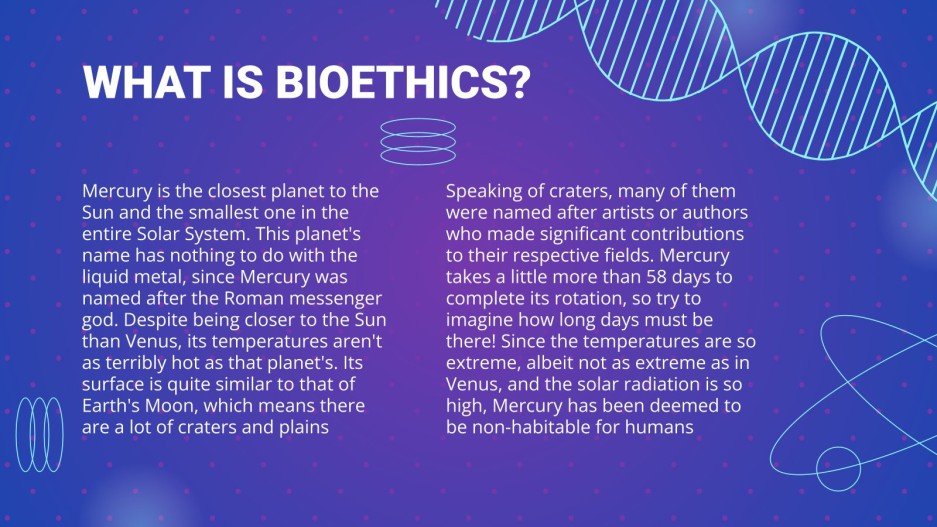 Biology Subject for Middle School: Bioethics
