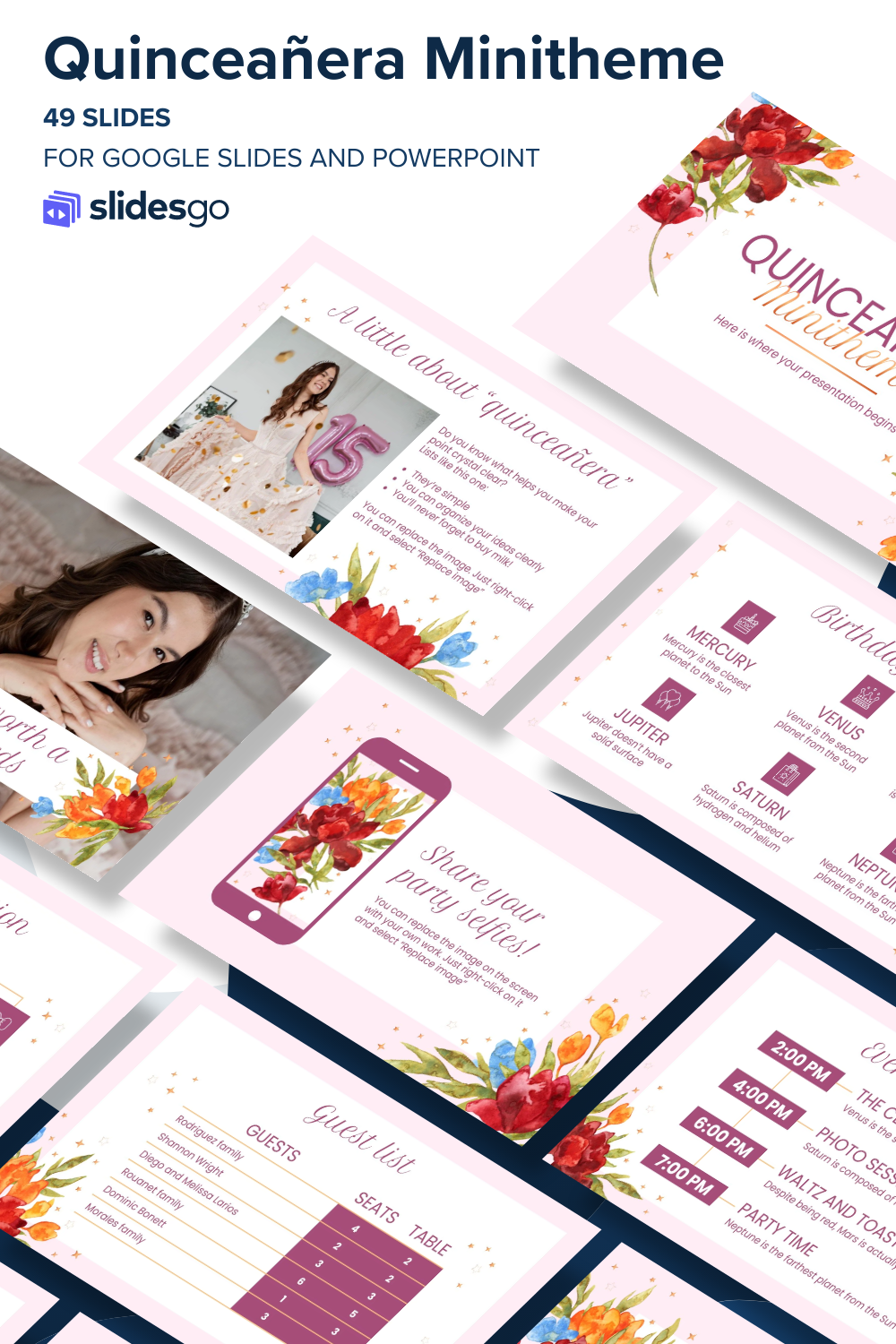 Quinceañera Minitheme | Google Slides & PowerPoint