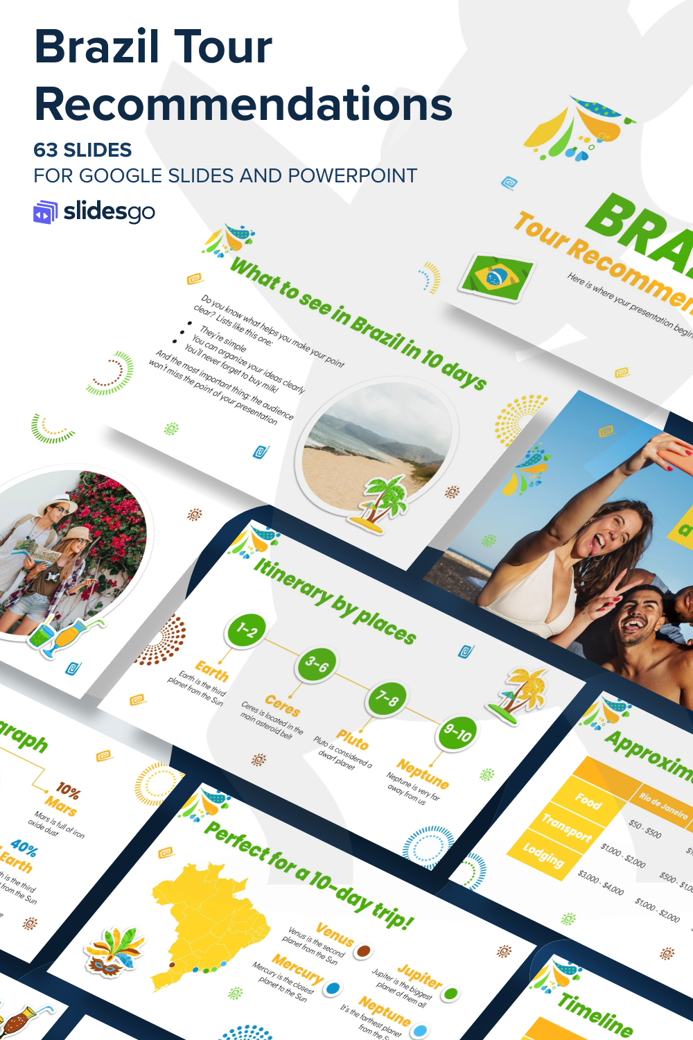 Brazil Tour Recommendations | Google Slides & PowerPoint